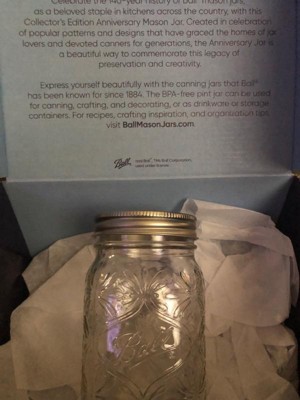 Ball 4pk 16oz Pint 140th Anniversary Regular Mouth Mason Jar : Target