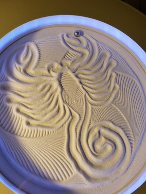 Homedics 16'' Drift Meditation Sand Table - Black : Target