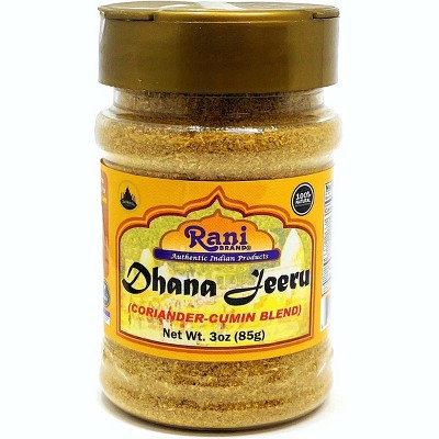 Dhana-jeeru (coriander-cumin Blend 50-50) Powder - 3oz (85g) - Rani ...