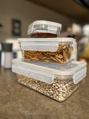 6pc (set Of 3) Tritan Plastic Rectangle Food Storage Container Set ...