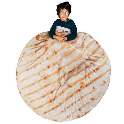 Catalonia Naan Blanket, Realistic Food Blanket, Funny Gifts For Teenage ...