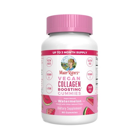 Maryruth's Collagen Boosting Gummies, Watermelon, 90 Ct : Target