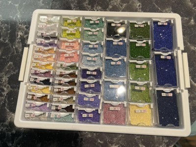 Elizabeth Ward Bead Storage Solutions 45 Piece Stackable Plastic ...