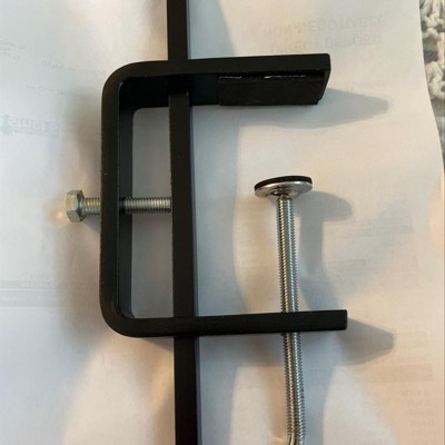 41.5" Adjustable Steel Deck Rail Shepherd's Hook - Achla Designs : Target