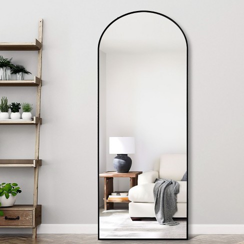 Black floor length mirror store