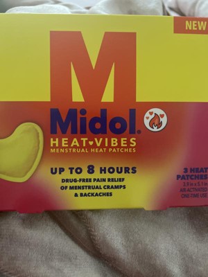 Midol Heat Vibes Menstrual Pain Relief Heat Patches For Menstrual ...