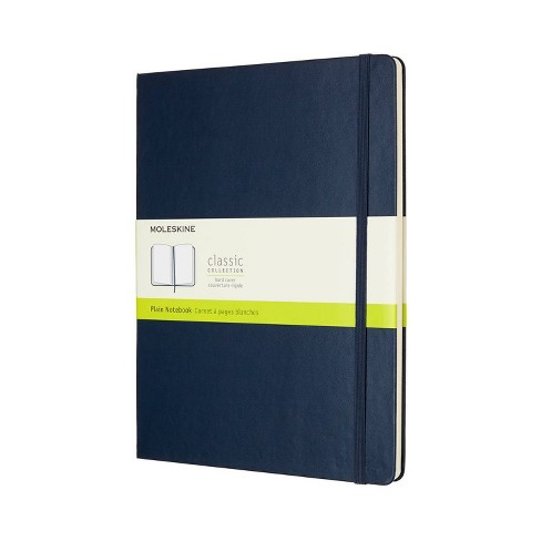 Moleskine Blank Notebook Xl Hard Cover Sapphire Blue : Target