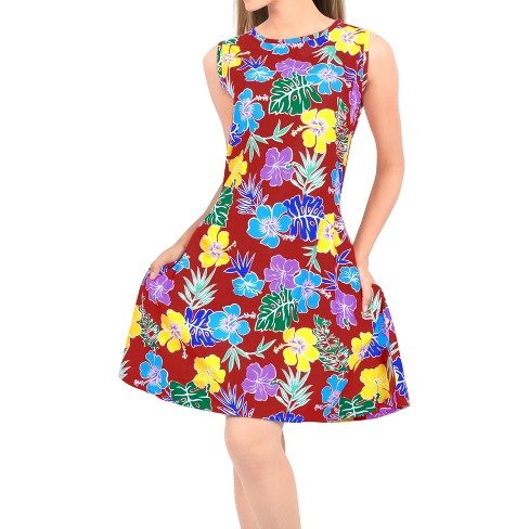 La Leela Women's Mini Beachwear Swim Suit Holiday Beach Dress Summer ...