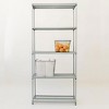 Design Ideas Meshworks 5 Tier Full Size Metal Storage Shelving Unit ...