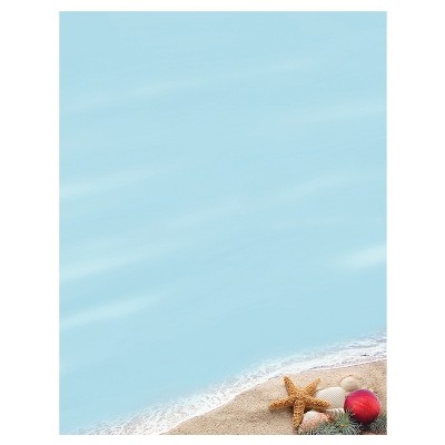 80ct White Main St Letterhead : Target