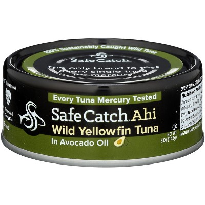 Safecatch Yellowfin Tuna In Avocado Oil - Case Of 6 - 5 Oz : Target
