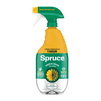 Spruce Weed And Grass Killer Powered Starter Kit 64oz : Target