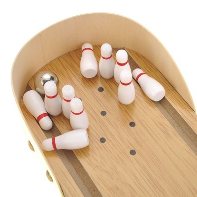 Ready! Set! Play! Link Tabletop Wooden Board Mini Arcade Bowling Game ...