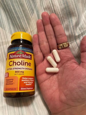 Nature Made Choline Capsules - 60ct : Target