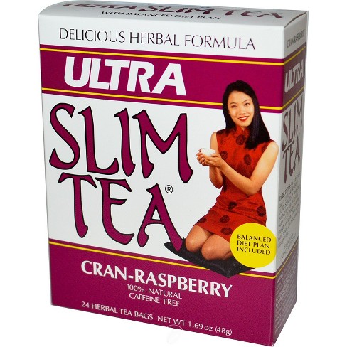 Hobe Labs Ultra Slim Cran-raspberry Tea - 1 Box/24 Bags : Target