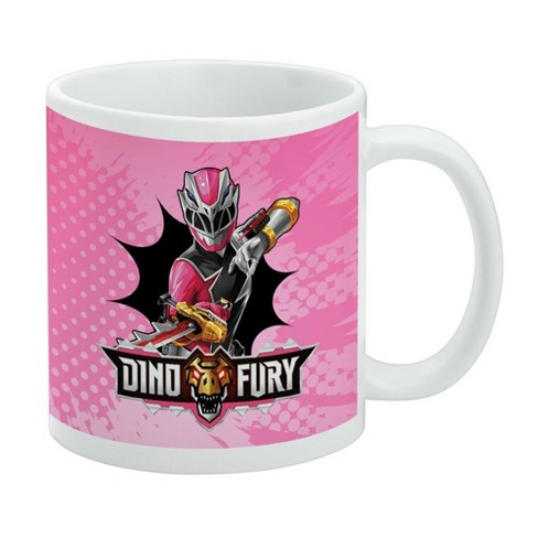 Power Rangers Dino Fury Pink Ranger Ceramic Coffee Mug, Novelty Gift ...