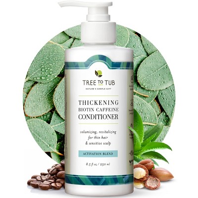 Tree To Tub Biotin Conditioner - Caffeine For Fuller Hair, Thickening ...