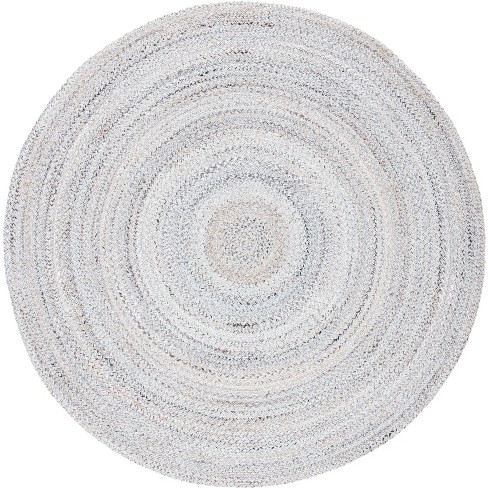 Braided Brd851 Hand Braided Area Rug - Grey - 5' Round - Safavieh. : Target