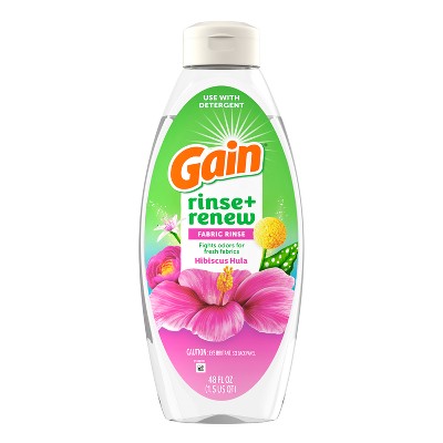 Gain Rinse + Renew Fabric Rinse - Hibiscus Hula - Rinse Out Odors - 48 ...