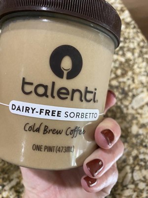 Talenti Cold Brew Coffee Dairy Free Frozen Sorbetto - 1pt : Target