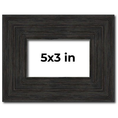 Posterpalooza | 3x5 Contemporary Black Picture Frame - Uv Acrylic, Foam ...