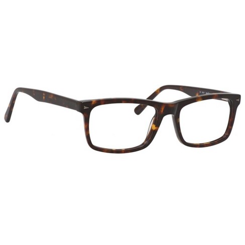 Esquire Men s Eq1548 Rectangular Frame Reading Eyeglasses In Shiny ...
