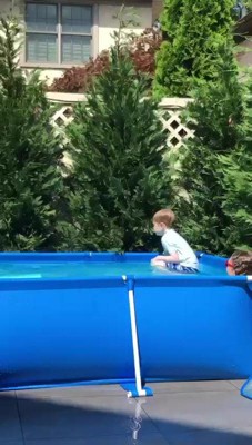 Bestway Steel Pro 13 Foot X 32 Inch Rectangular Above Ground Outdoor ...