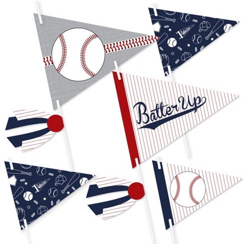 Big Dot Of Happiness Batter Up - Baseball - Triangle Baby Shower Or ...