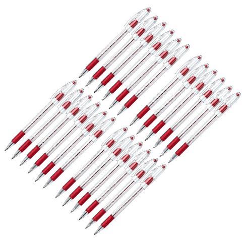 Pentel R.s.v.p. Ballpoint Pen, Fine Point, Red, Pack Of 24 : Target