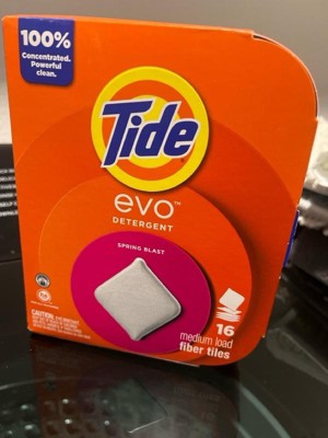 Tide Evo Spring Blast Laundry Detergent Tiles - 30ct : Target