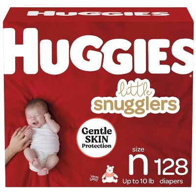 Huggies Little Snugglers Diapers Giant Pack - Size Newborn (128ct) : Target