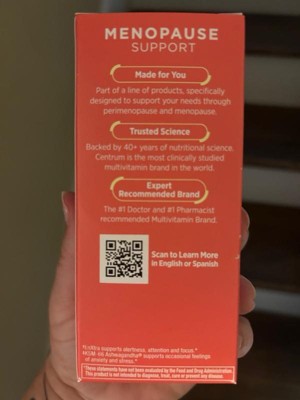 Centrum Menopause Support Clear Mind And Mood Vitamin Tablets - 30ct ...