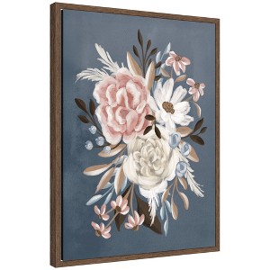 Kate and Laurel LDC Honeybloom 2 by Loveall Designs Co Framed Canvas ...