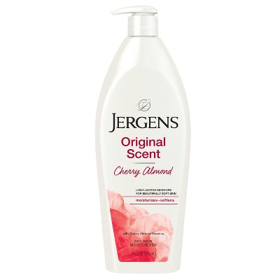 Jergens Original Scent With Cherry Almond Essence Dry Skin Moisturizer ...