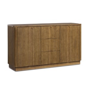 Teamson Home Potomac Modern Boho Solid Wood Sideboard with 3 Drawers, 2 ...
