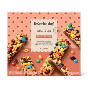 Monster Trail Mix Bars - 7oz/5ct - Favorite Day™ : Target