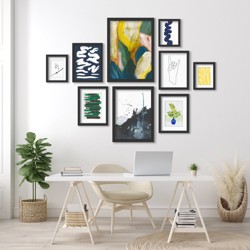 (set Of 6) Framed Prints Gallery Wall Art Set 3 By Modern Tropical ...