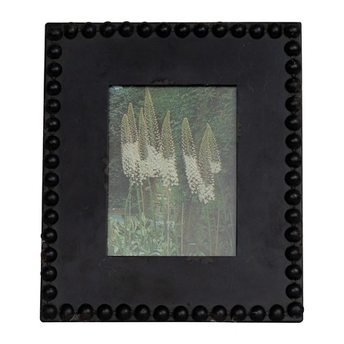 Beaded 5x7 Inch Metal Decorative Picture Frame - Foreside Home & Garden ...
