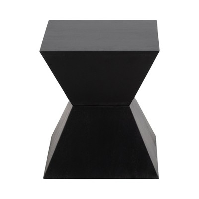 Zig Zag Accent Table Black Walnut - Adesso : Target