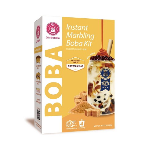 O's Bubble Instant Marbling Boba Kit 4c-brown Sugar - 8.47oz : Target