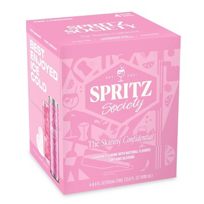 Spritz Society Pink Lemonade - 4pk/250ml Cans : Target