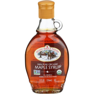 Coombs Family Farms Organic Grade A Amber Maple Syrup - Case Of 12/8 Oz ...