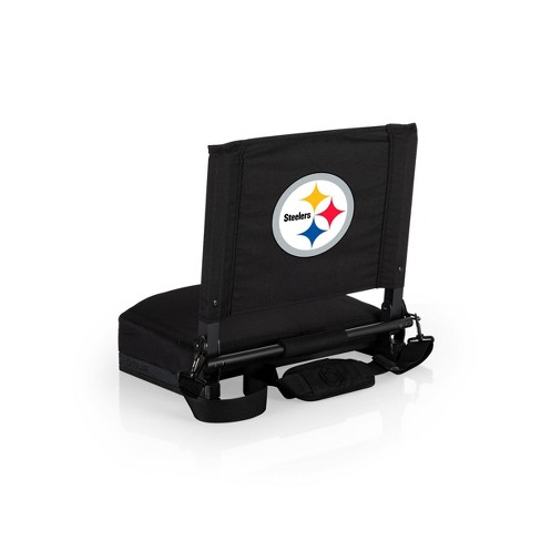 Nfl Pittsburgh Steelers Stadium Seat Cushion With Back Support : Target