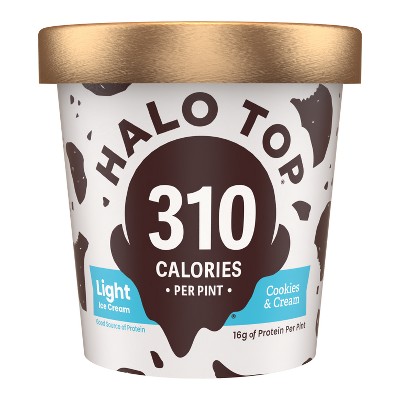 Halo Top Cookies & Cream Ice Cream - 16oz : Target