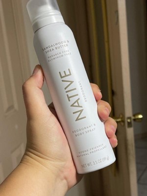 Native Deodorant & Body Spray - Sandalwood & Shea Butter - Aluminum ...