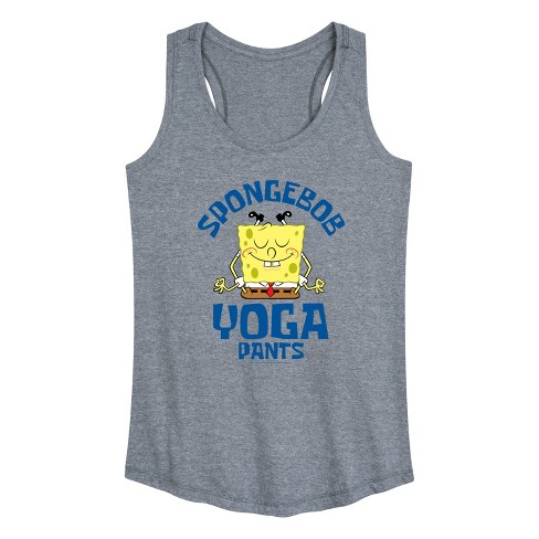 Women's - Spongebob Squarepants - Sponge Yoga Pants Graphic Racerback ...