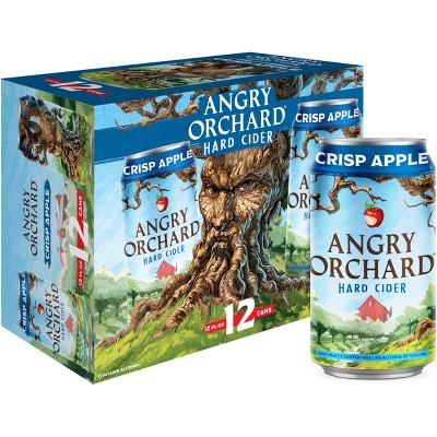 Angry Orchard Crisp Apple Hard Cider - 12pk/12 Fl Oz Cans : Target