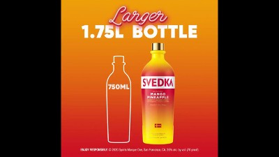 Svedka Mango Pineapple Flavored Vodka - 1.75l Bottle : Target