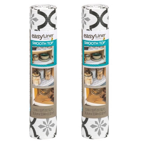 Duck Easyliner Smooth Top Non-adhesive Shelf And Drawer Liner, Gray ...