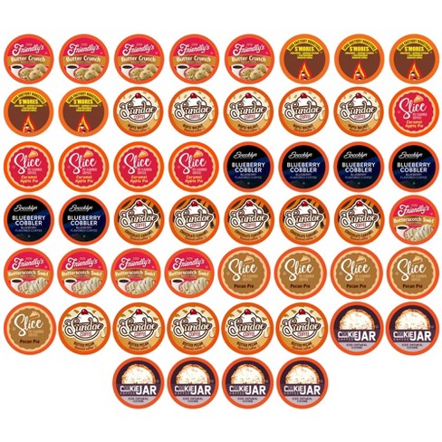 Two Rivers Dessert Coffee Sampler, 2.0 Keurig, Flavored Variety Pack ...